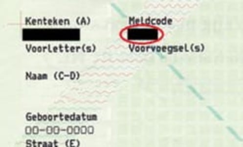 Waar vind ik mijn meldcode?